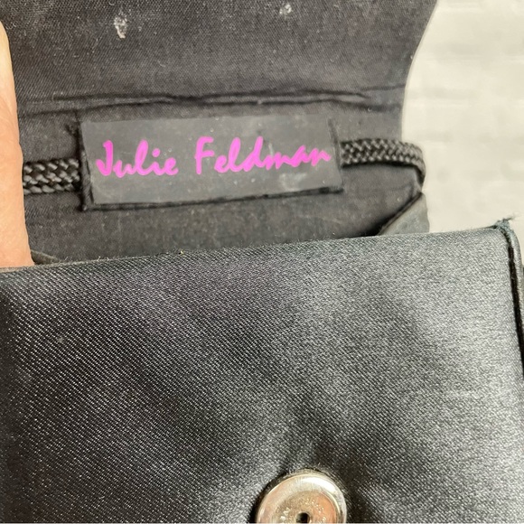 Julie Feldman | Bags | Julie Feldman Pink Rosebuds Satin Small Purse ...